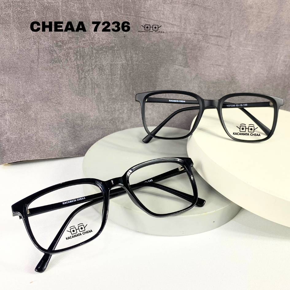 Jual KacamataCheaa Frame Kacamata Kotak Plastik CHEAA 7236 | Shopee ...