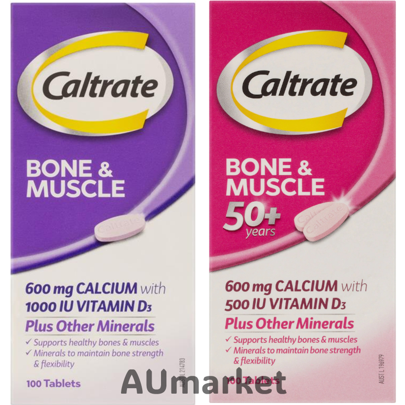 Jual Caltrate Bone & Muscle Calcium with Vitamin D3 D 50+ 100 Tablets ...