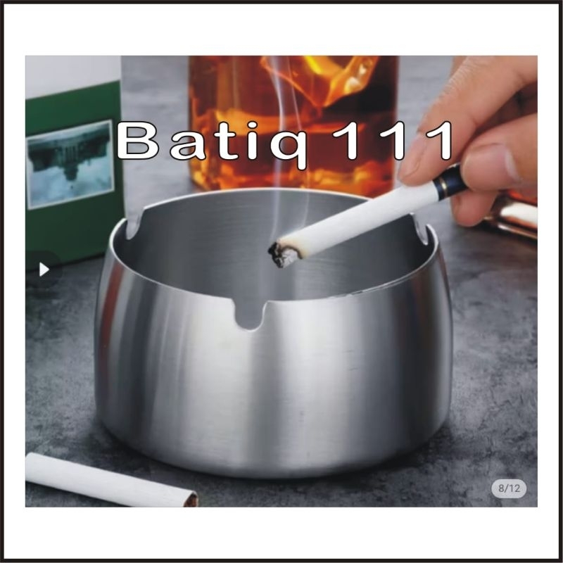 Jual Asbak Rokok , Asbak Besi , Asbak Bulat Stainless | Shopee Indonesia