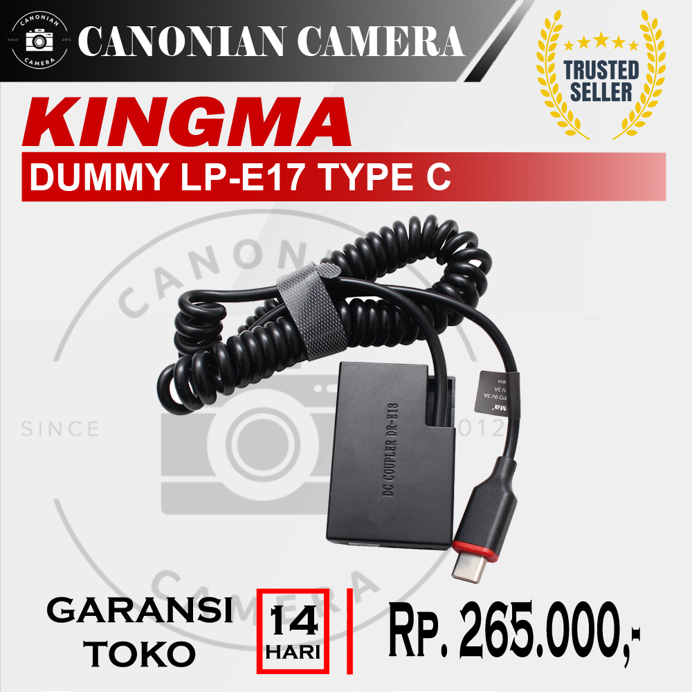 Jual Kingma Battery Dummy LP-E17 Type C | Shopee Indonesia
