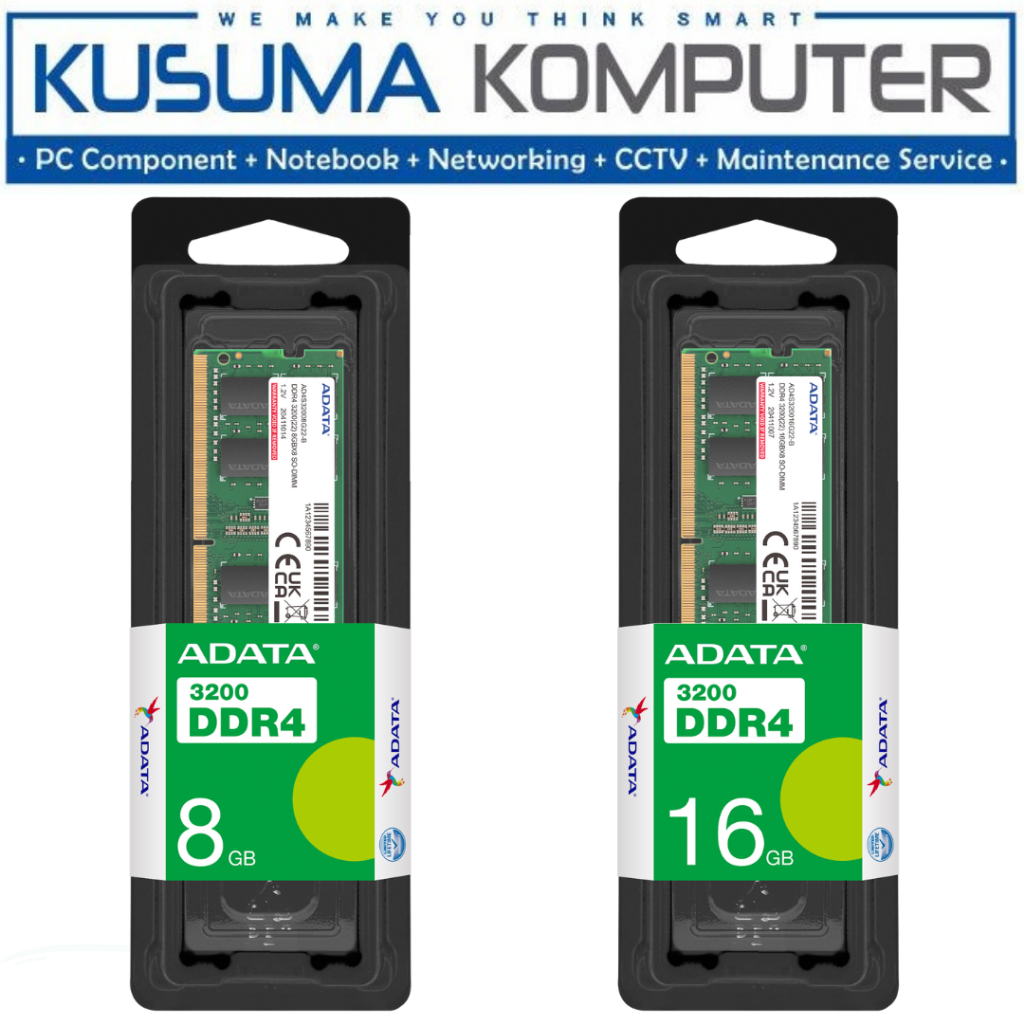 Jual Adata Ram Sodimm Adata DDR4 16GB / 8GB 3200MHz Ram Laptop | Shopee Indonesia