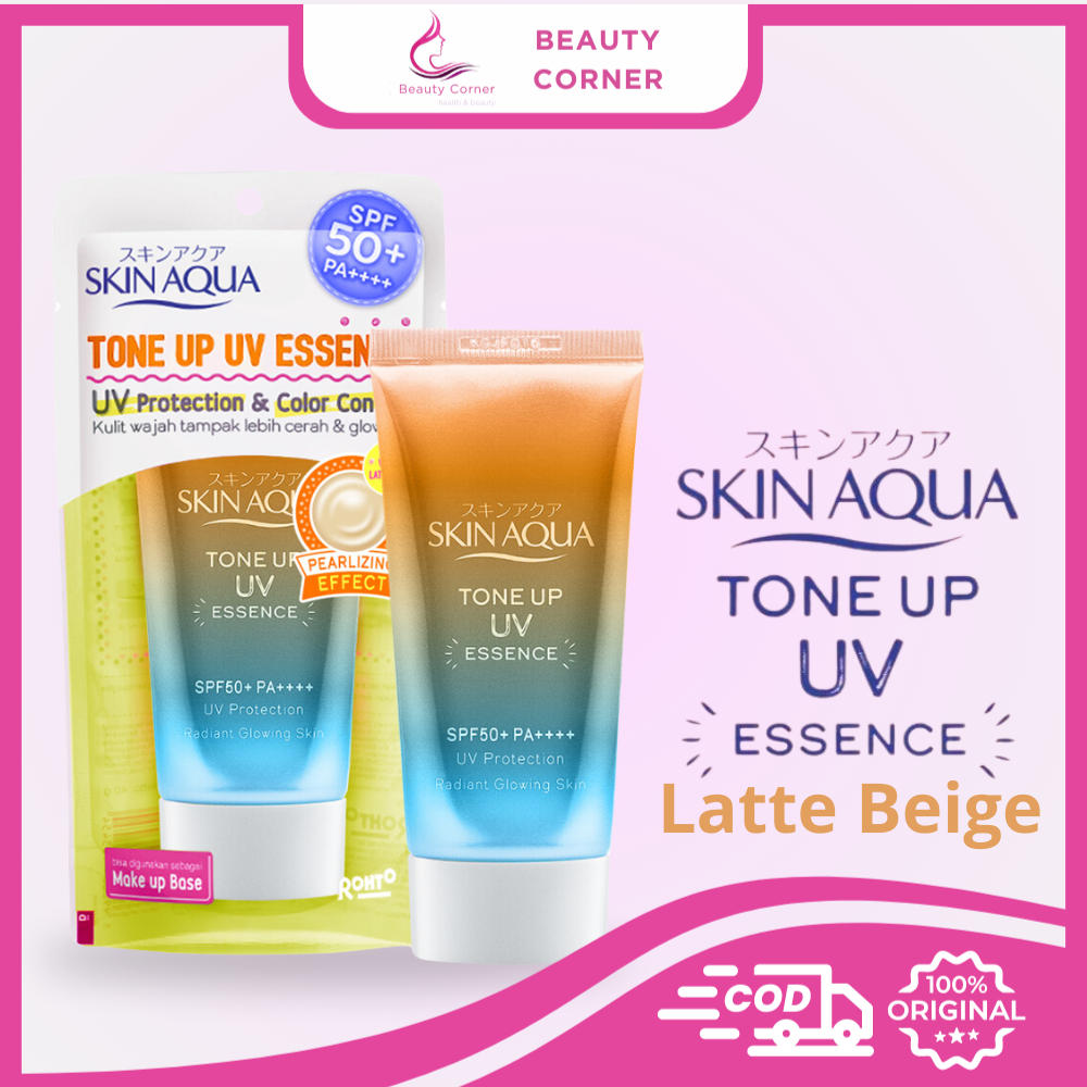 Jual Skin Aqua Tone Up UV Essence SPF 50+ PA++++ - Latte Beige | Shopee Indonesia
