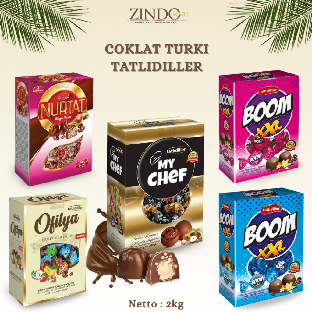 Jual COKLAT TURKI 2KG TATLIDILLER - MY CHEF OFILYA NURTAT BOOM XXL ...