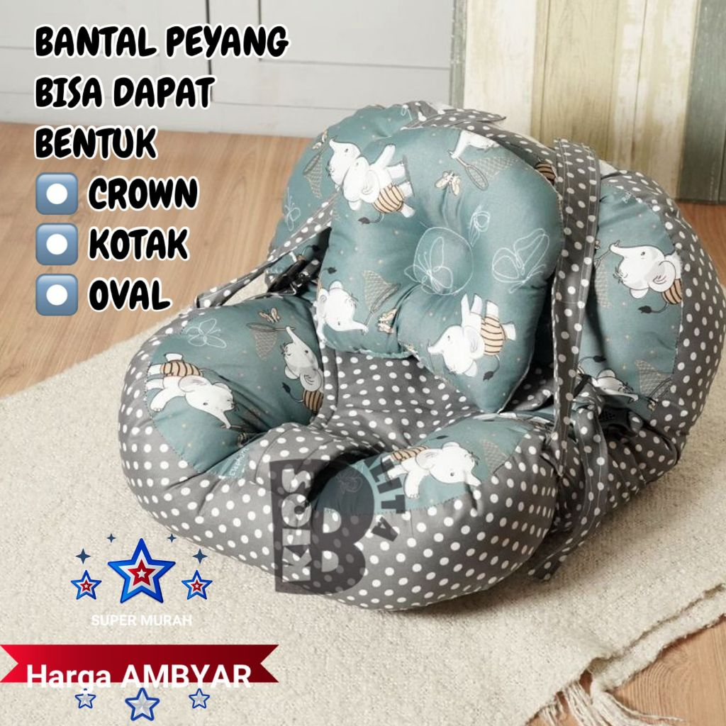 Jual [TERBARU] SOFA BAYI KASUR BAYI dilengkap dengan safety belt sabuk pengaman SUPER EMPUK FREE ...