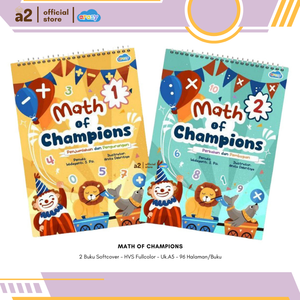 Jual [Arasy] Math Of Champions MOC - Buku Soal Matematika Penjumlahan ...