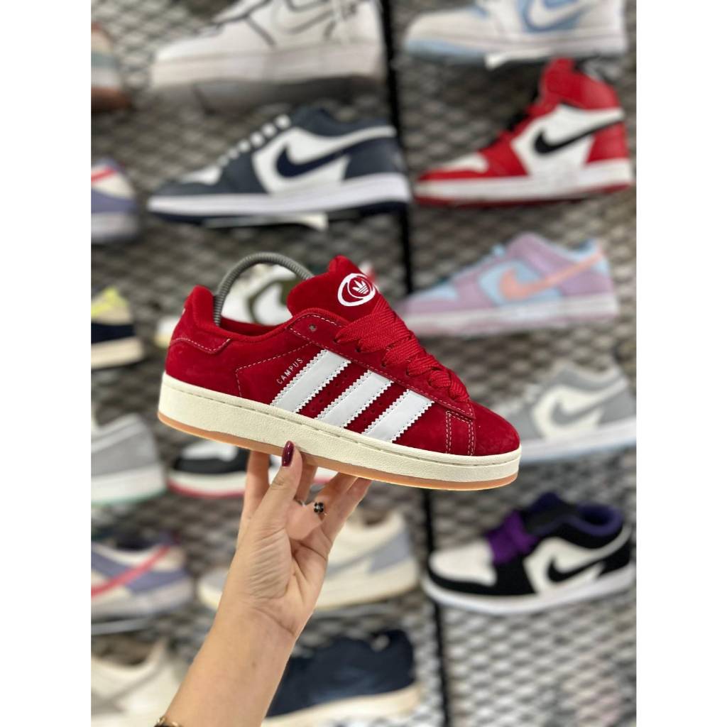 Jual SEPATU SNEAKERS ADIDAS CAMPUS 00'S RED SCARLET PREMIUM QUALITY ...