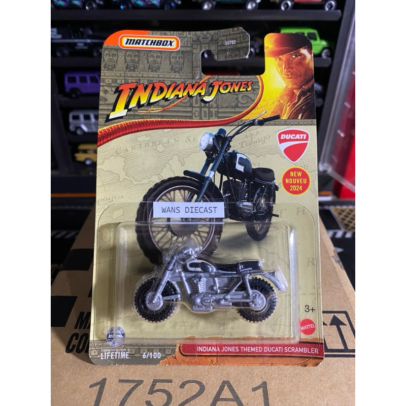 Jual Matchbox Indiana Jones Themed Ducati Scrambler Motor Cycle ...