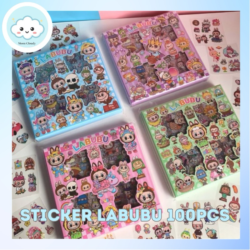 Jual Sticker Labubu Stiker Labubu Lucu Imut Menarik Murah | Shopee ...
