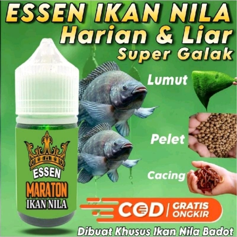 Jual Essen maraton nila kolam atau liaran 30ml paling ampuh (cod) - Mm ...