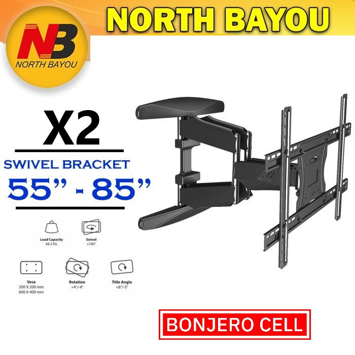 Jual Bracket TV LCD LED North Bayou NB P65 P-65 X2 NB-X2 Heavy duty ...