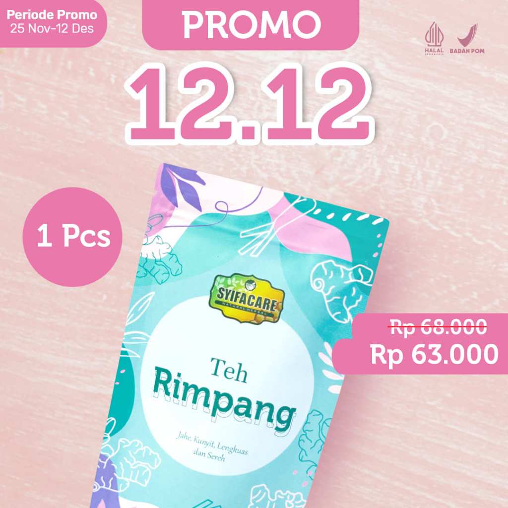 Jual Teh Rimpang Syifacare | Minuman Rempah ala JSR | BPOM & Original ...