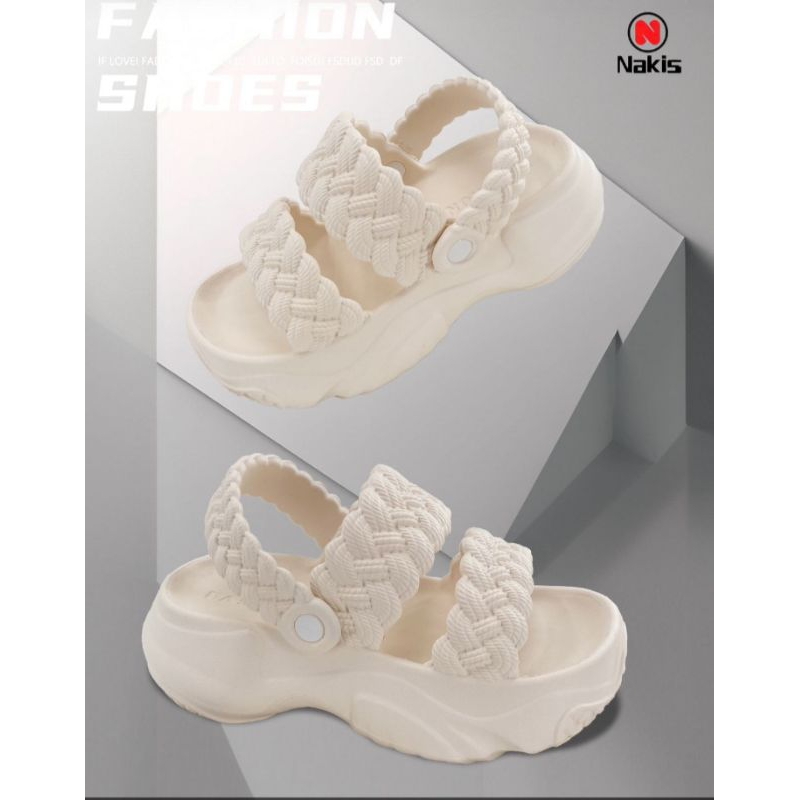 Jual Sandal Spon Eva Ban Dua Kepang Ringan Model Tali Size Premium A509 ...