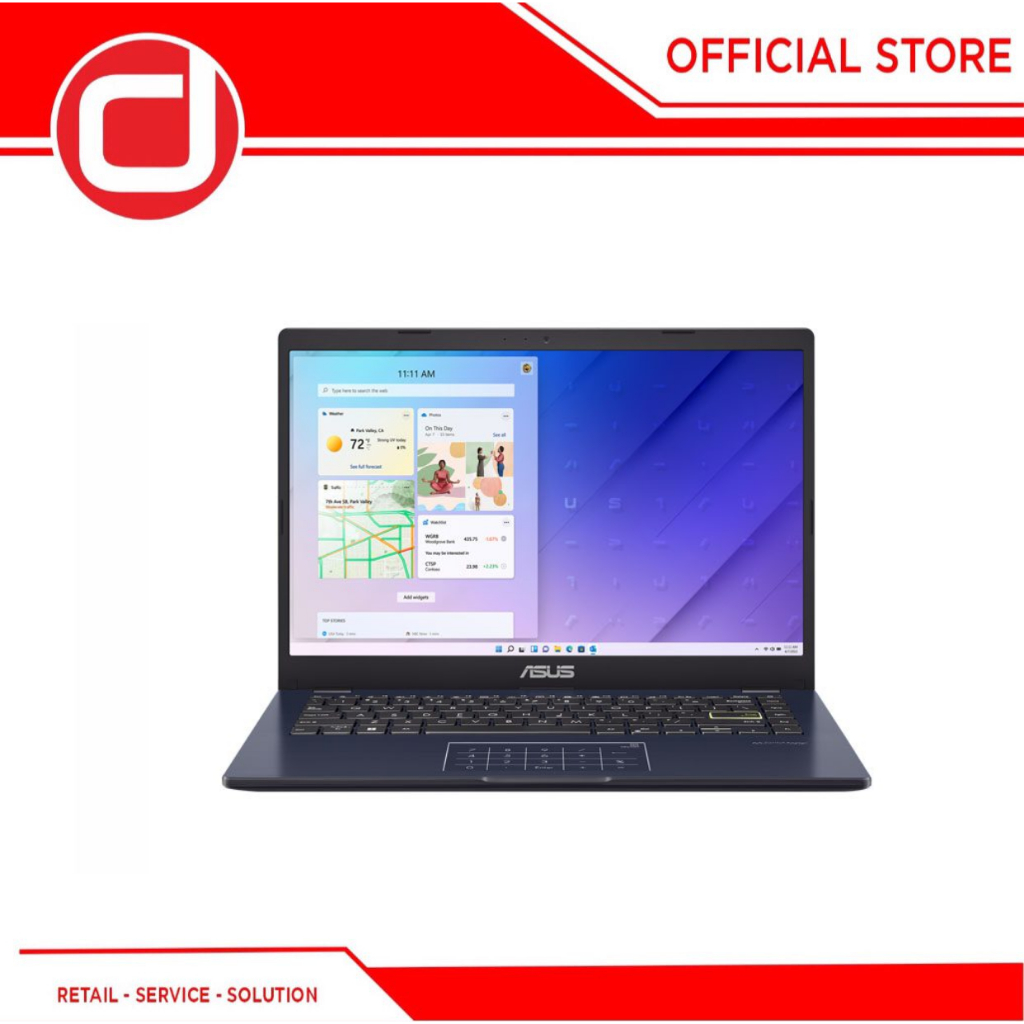 Jual ASUS E410KA-FHD454M N4500 8 512 11 OHS Star Black Intel Celeron ...