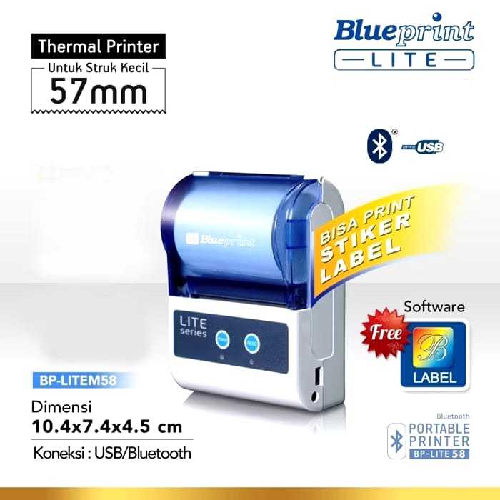 Jual Printer Bluetooth Blueprint cas/listrik | Shopee Indonesia