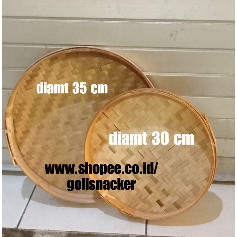 Jual Tampah Bambu Ukuran Diameter 35 cm dan 30 Cm | Shopee Indonesia