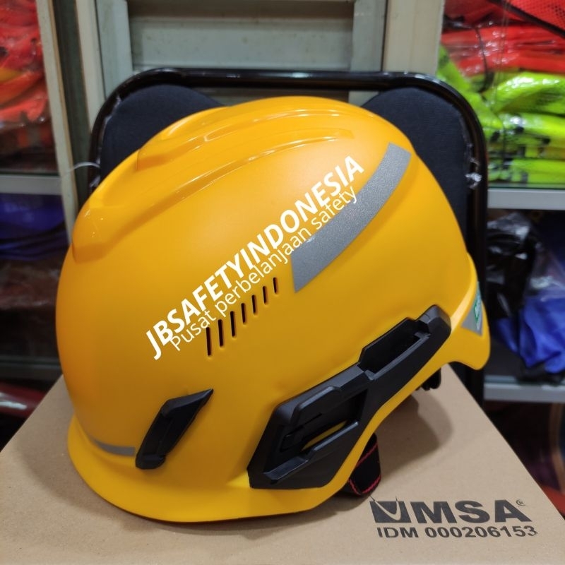 Jual CLIMBING HELMET MSA V-GARD H1 TRIVEN ORIGINAL WARNA KUNING ...