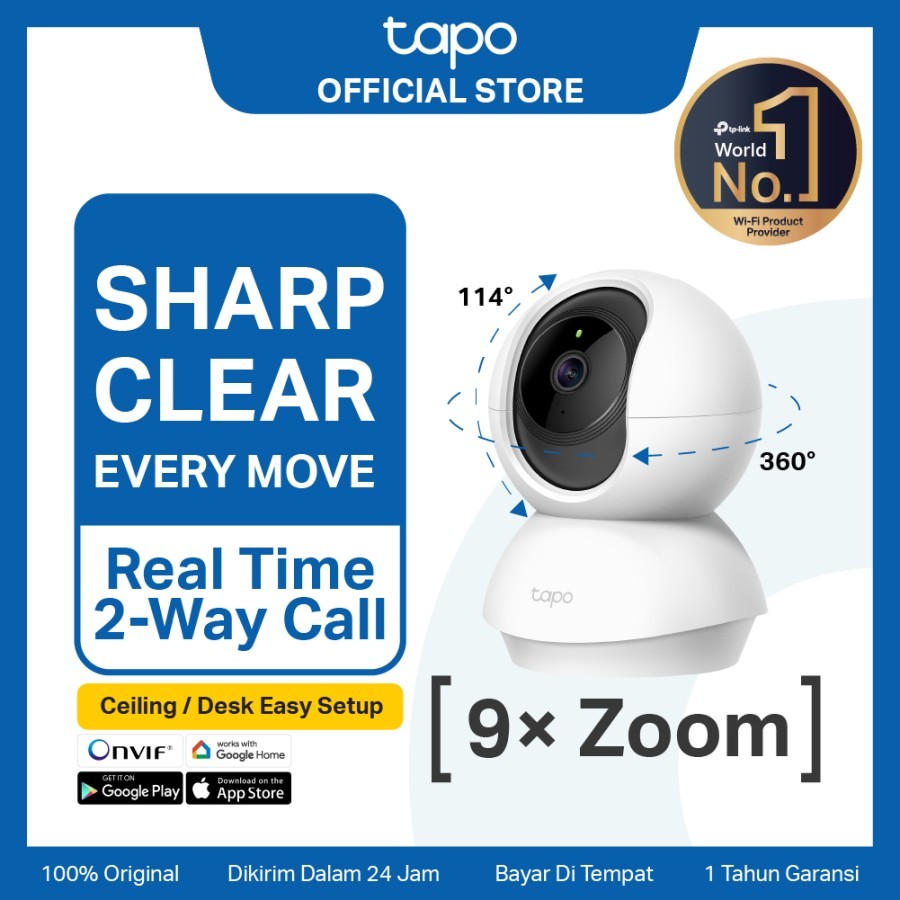 Jual TP-LINK TAPO C200 C 200 WIFI BABY CAMERA 1080p FULL HD SMART CCTV ...