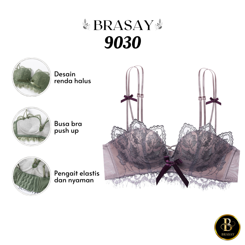 Jual Brasay Bra Push Up Japan Tanpa Kawat Wanita 9030 | Shopee Indonesia