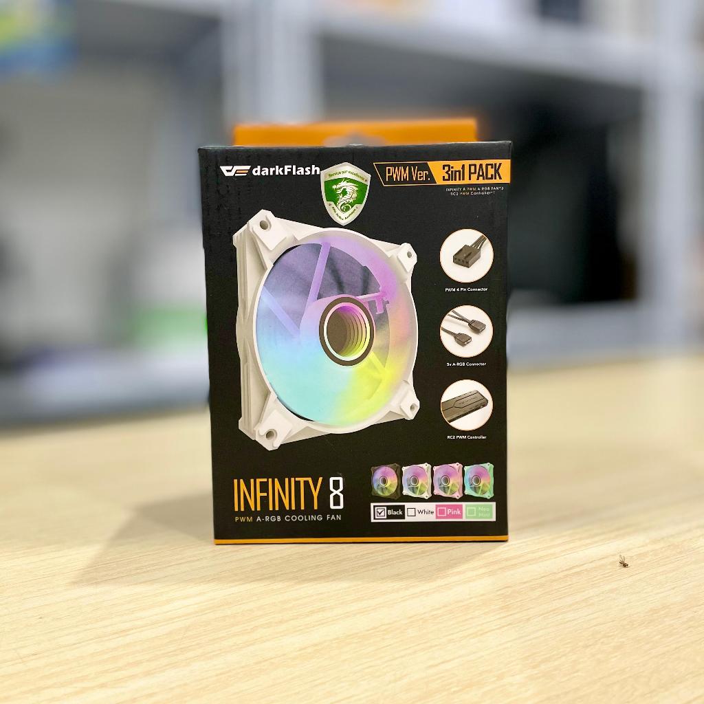 Jual FanCase DarkFlash Infinity 8 Fan Case 3in1 + Controller 12cm ARGB Infinity8 | Shopee Indonesia
