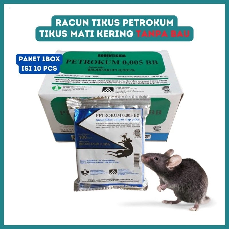 Jual PETROKUM RACUN TIKUS PAKET GROSIR (1 DUS ISI 10 PCS) | Shopee ...