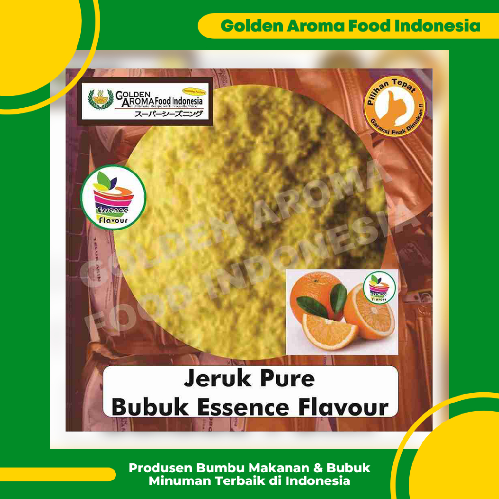 Jual Bubuk Jeruk Pure Efe 1/2 Kg Essen Flavor Ekstrak Orange Murni 500 ...