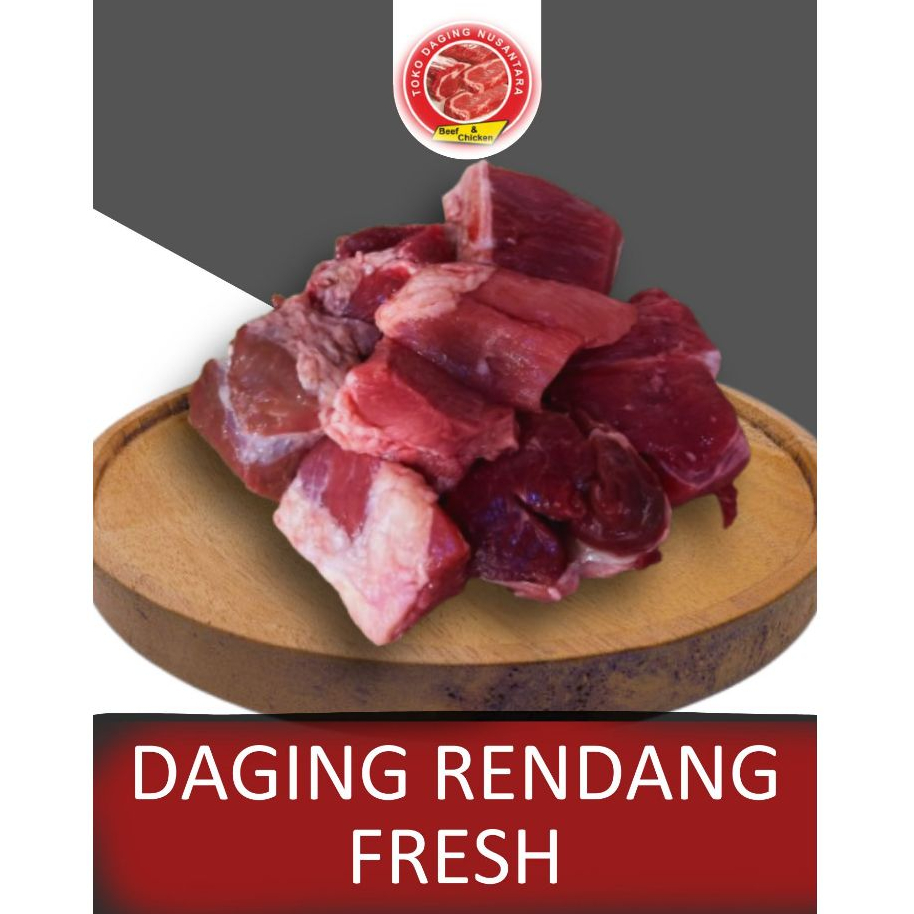 Jual Daging Rendang SEGAR Potong | Beef Rendang Cutting FRESH / 1 Kg ...