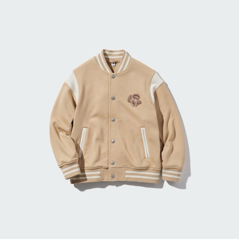 Jual Uniqlo Sweat Stadium Varsity Jacket | Shopee Indonesia