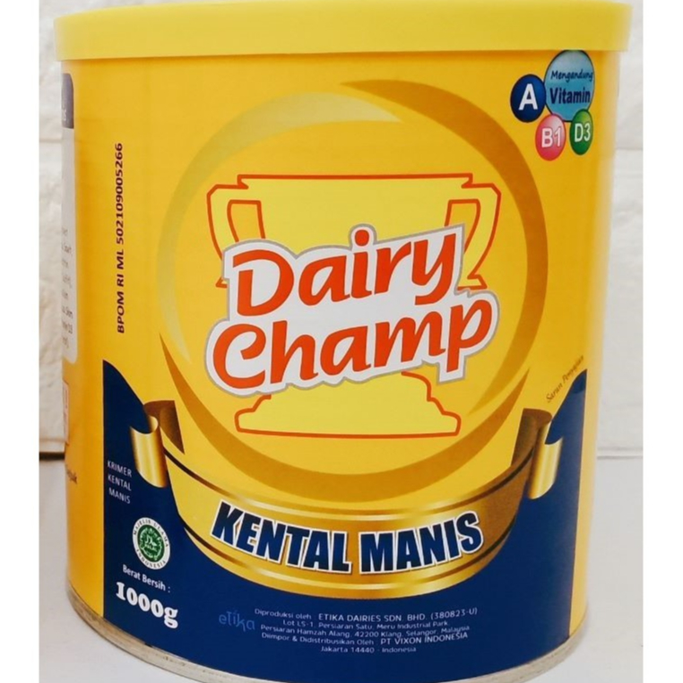 Jual Dairy Champ Susu SKM Kaleng 1 KG | Shopee Indonesia