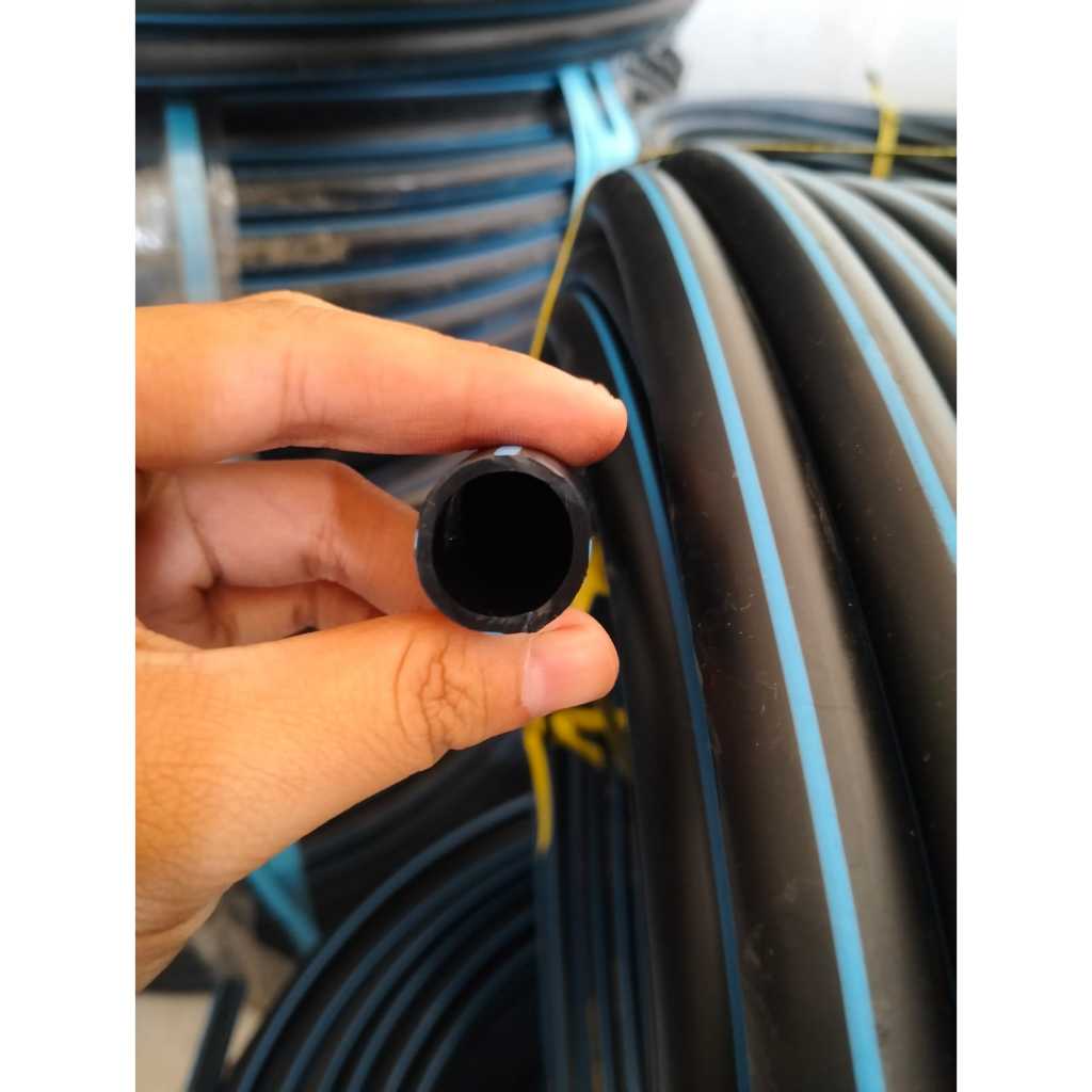 Jual PIPA HDPE / SELANG HITAM / PDAM UNILON 20MM (1/2 INCH) PN10 1 Roll ...