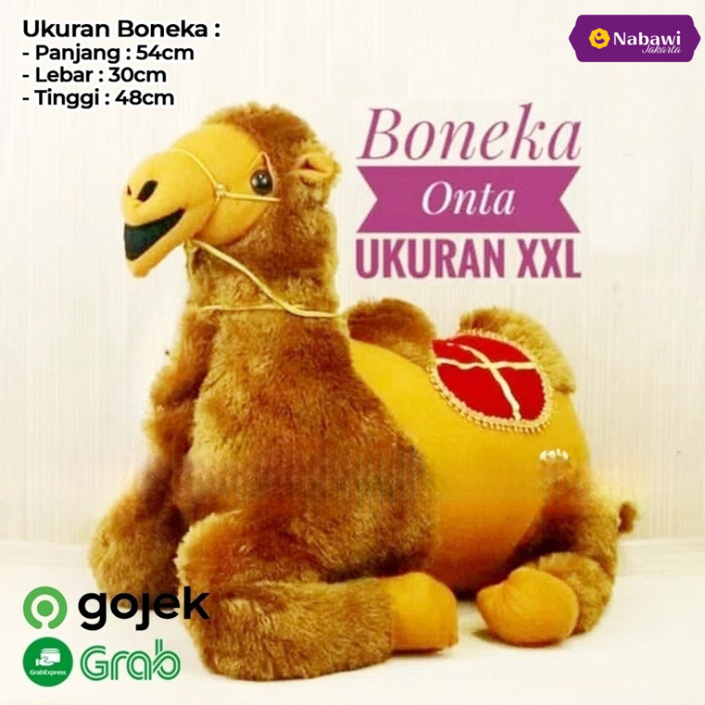 Jual Boneka Onta Unta Camel Ukuran XXL /Mainan Edukasi Anak Souvenir ...