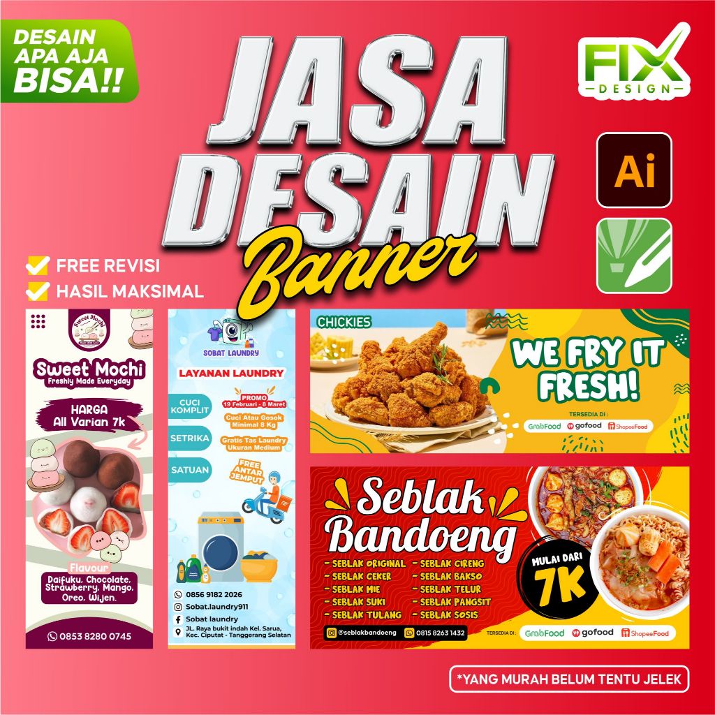 Jual Jasa Desain Banner Spanduk X-banner KREATIF - DESAIN MENARIK UNTUK ...