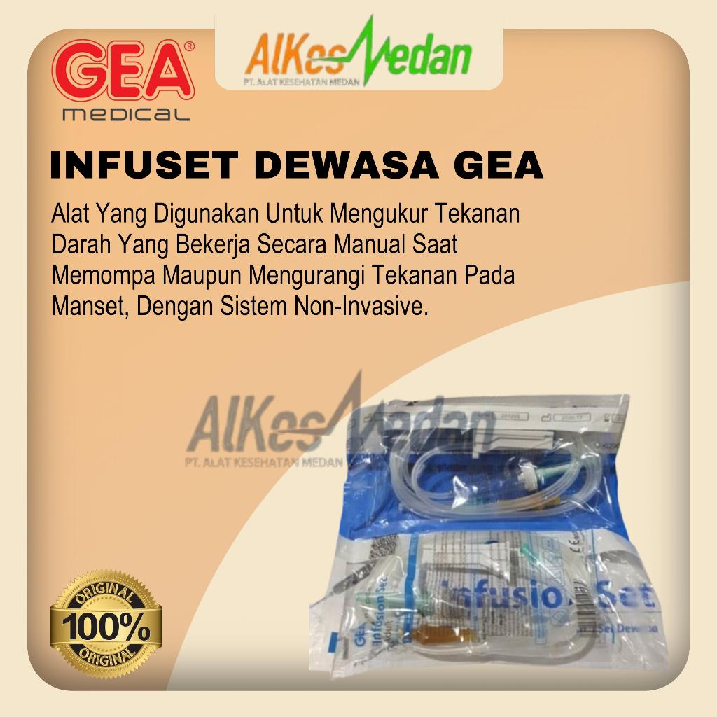 Jual INFUSET DEWASA DAN ANAK GEA / INFUS SET DEWASA DAN ANAK GEA ALKES ...