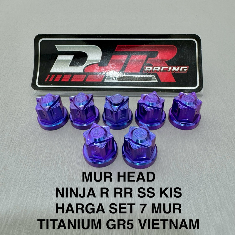 Jual MUR blok HEAD NINJA R RR SS KIS TITANIUM GR5 original VIETNAM ...