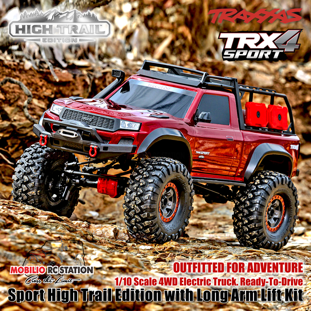 Jual Traxxas TRX4 Sport High Trail Edition with Long Arm RC Crawler RTR ...