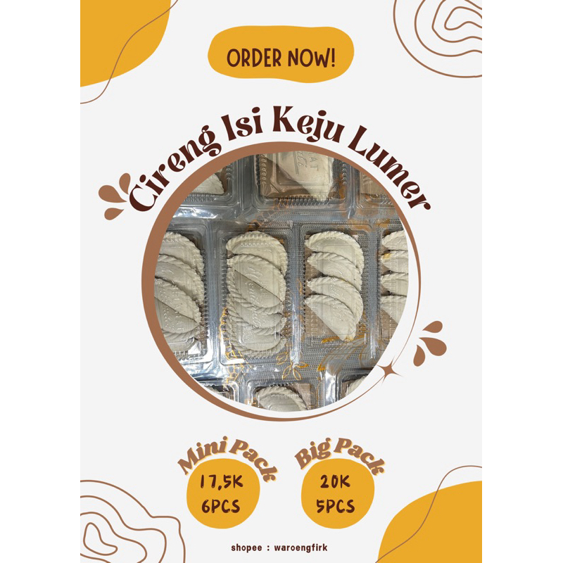 Jual CIRENG ISI KEJU LUMER MINI PACK (FROZEN) | Shopee Indonesia