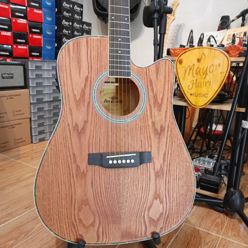 Jual Gitar akustik elektrik original Anderson EQ/Preamp H3T dengan tuner | Shopee Indonesia