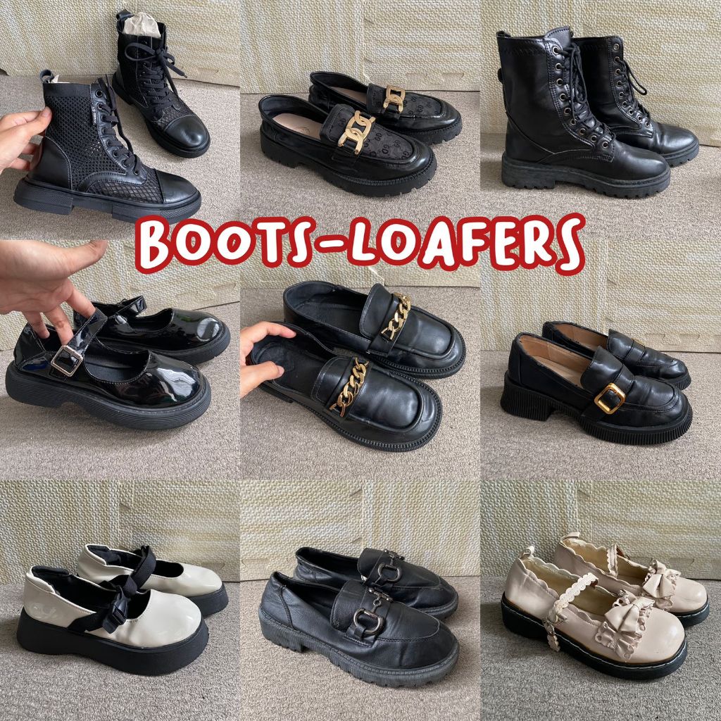 Jual Sepatu Loafers | Sepatu Boots Vintage | Shopee Indonesia