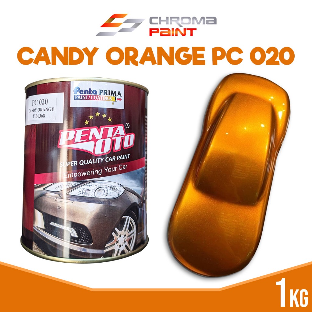 Jual Cat Penta OTO Candy Orange PC 020 - Cat PU Warna Candytone Oranye ...
