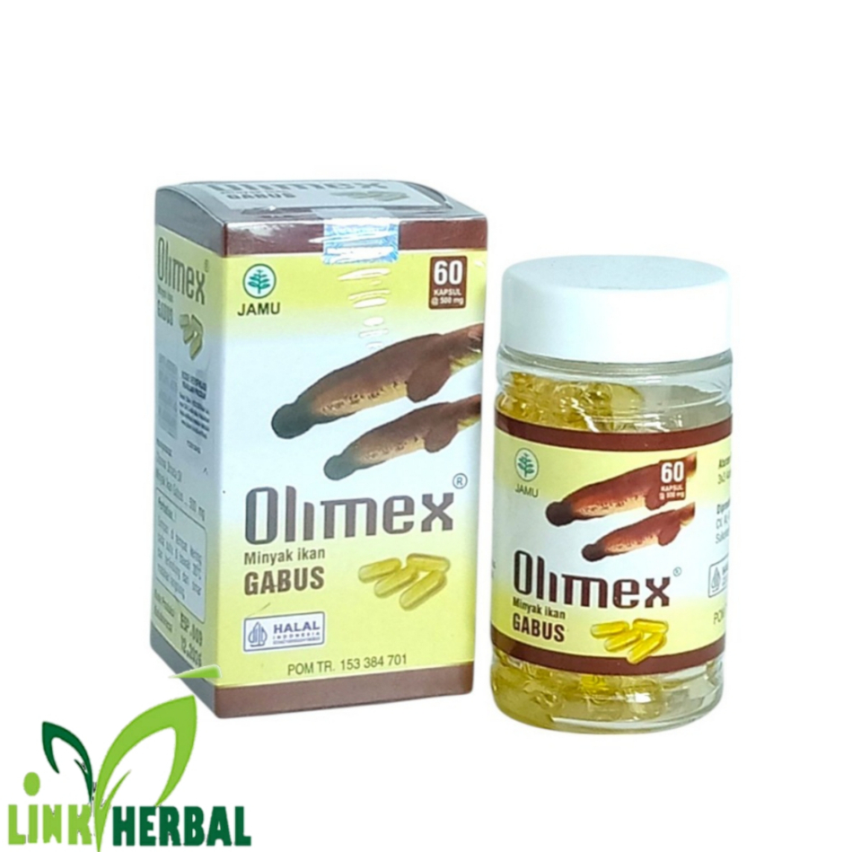 Jual Olimex Minyak Ikan Gabus | Olimex Albumin Ikan Kutuk | Olimex 60 Kapsul | Shopee Indonesia