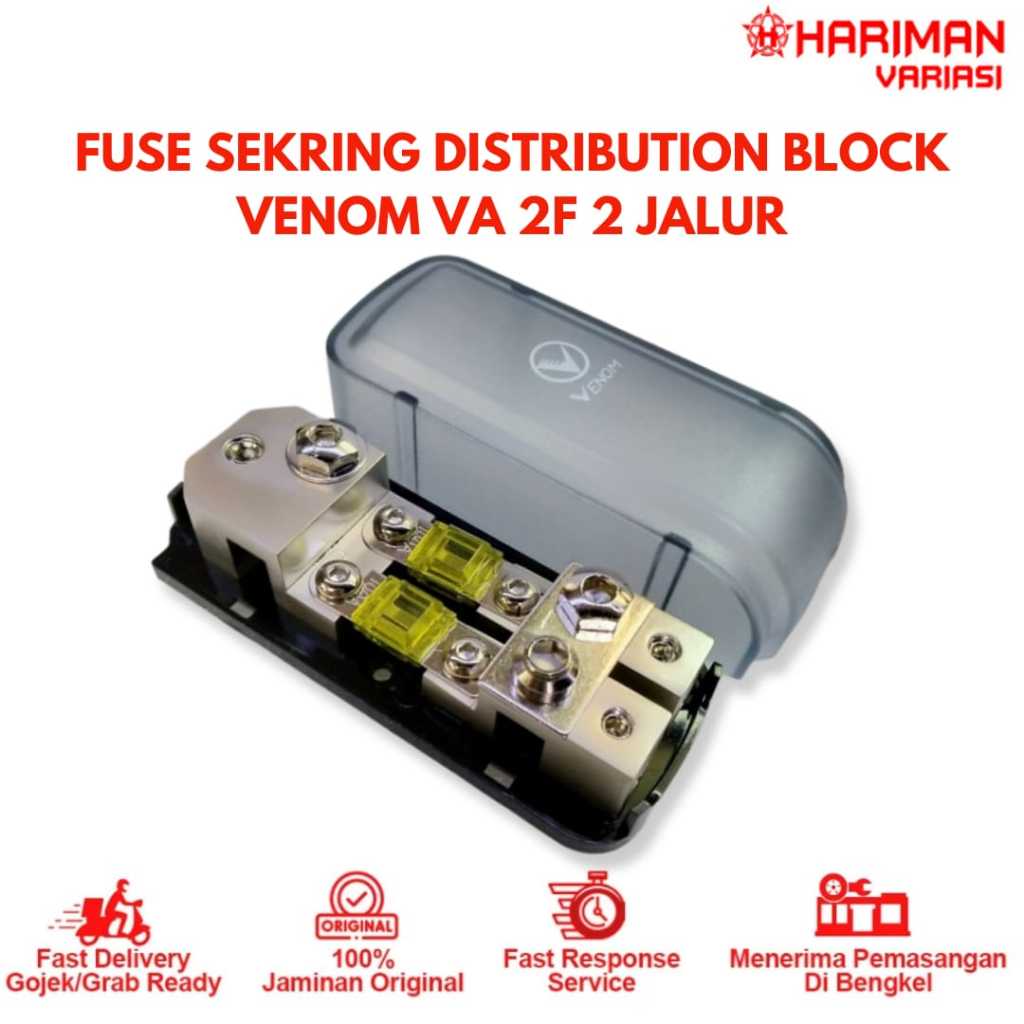Jual Fuse Skring Distribution Block Venom Va 2F 2 Jalur | Shopee Indonesia