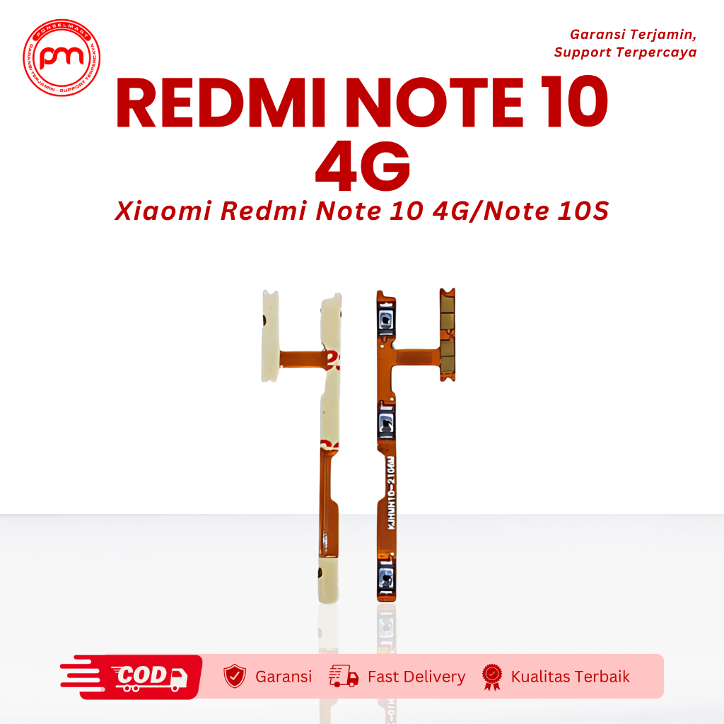 Jual Flexible Power ON/OFF Volume Xiaomi Redmi Note 10 4G Note 10S | Shopee Indonesia