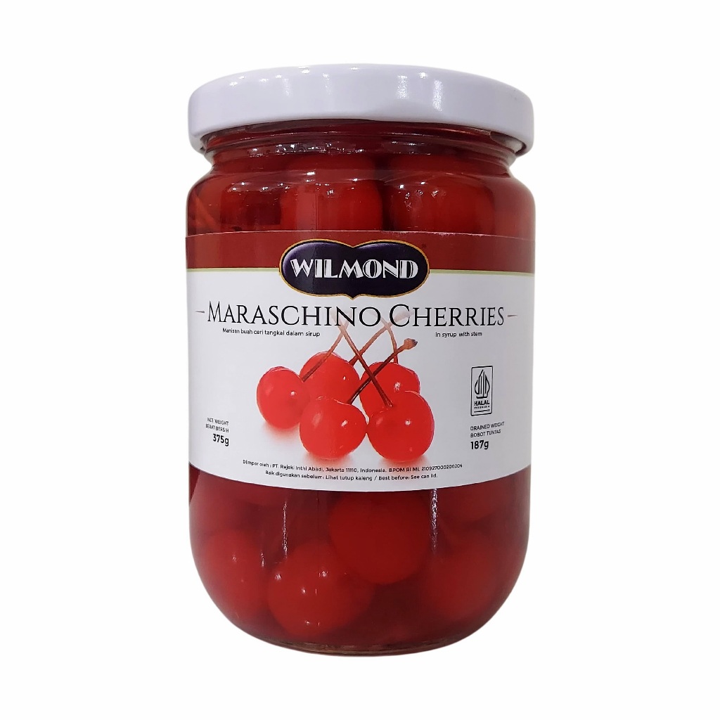 Jual Wilmond Cherry Merah Tangkai – Red Maraschino Cherries 375gr ...