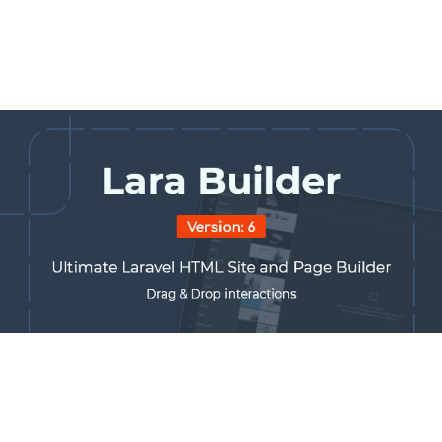 Jual LaraBuilder - Laravel Drag & Drop SaaS HTML site builder ...