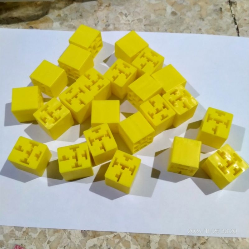 Jual Soket relay kuning kosongan socket relay PVC yellow only tanpa ...
