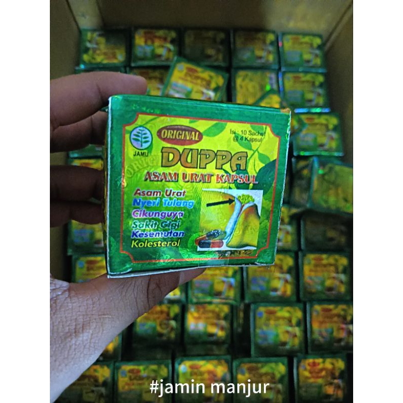 Jual Duppa kapsul//asam urat//nyeri tulang//cikungunya//sakit gigi ...