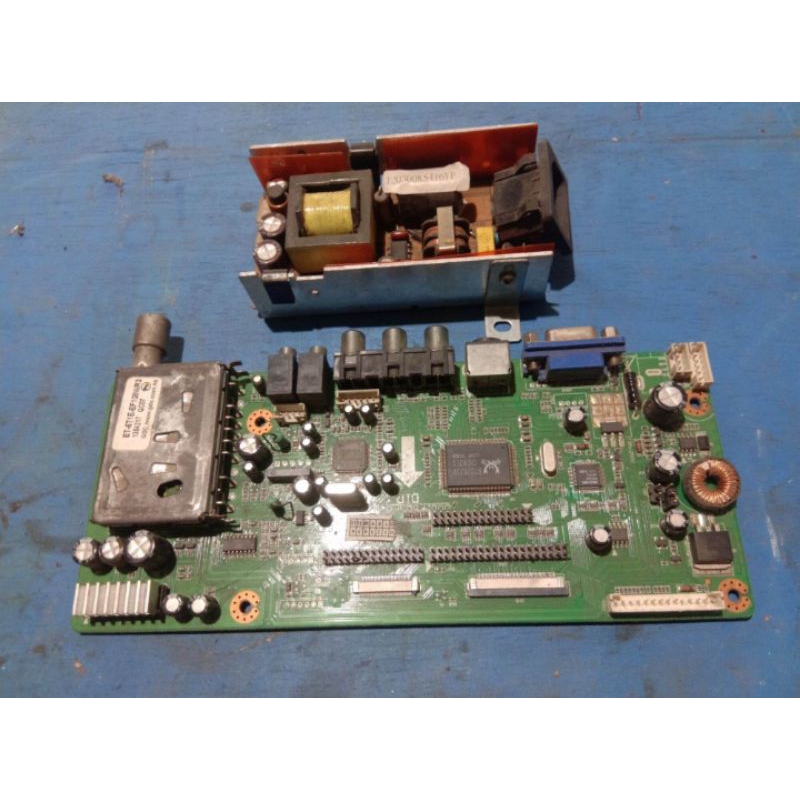 Jual mesin tv led universal ex tv china mb psu satu set mainboard power ...