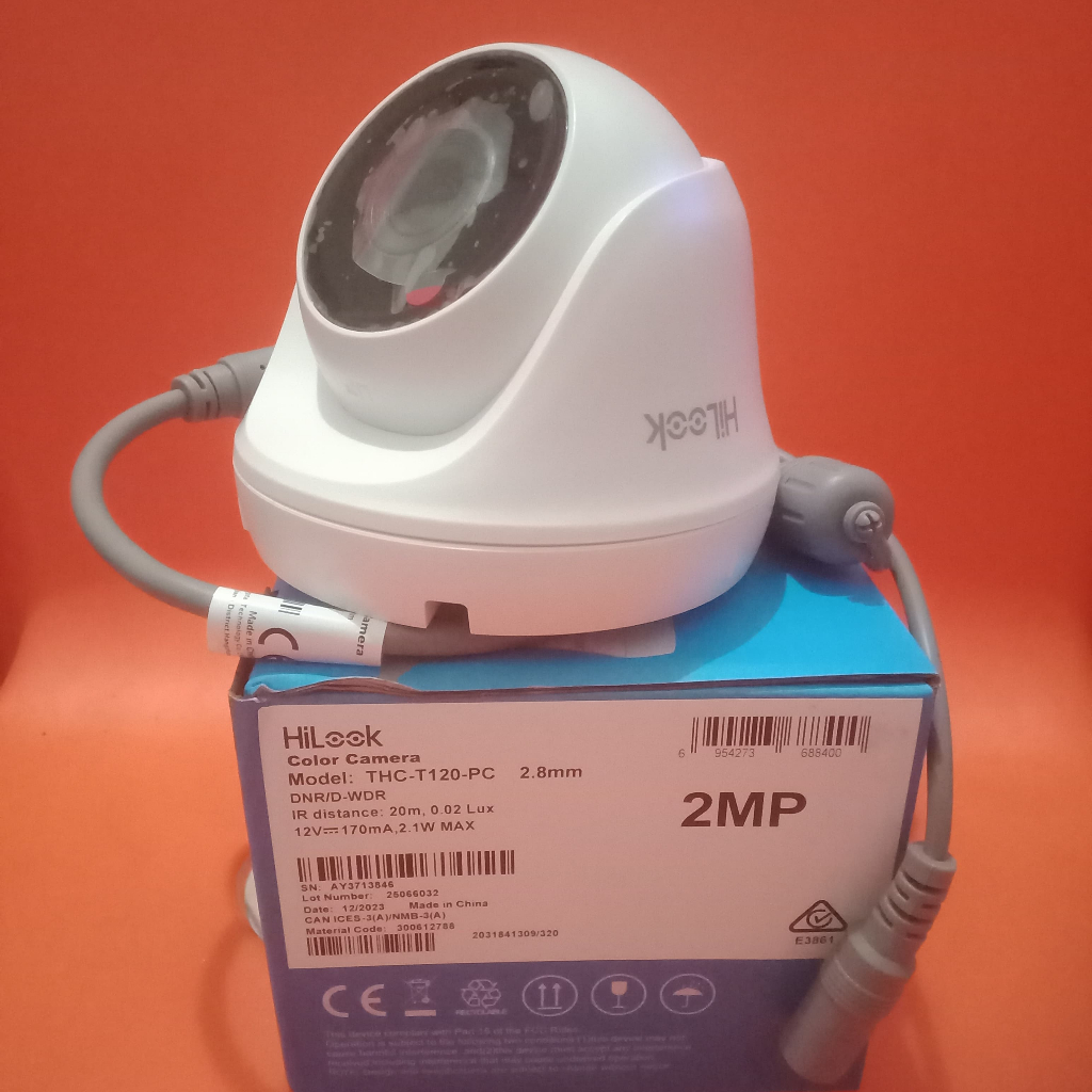 Jual KAMERA CCTV HILOOK INDOOR THC-T120-PC 2MP THC T120 PC 2 MEGAPIXEL ...