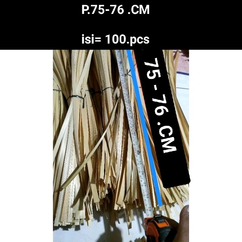 Jual iratan Bambu Panjang 70 - 79 CM untuk Anyaman kerajinan Prakarya ...
