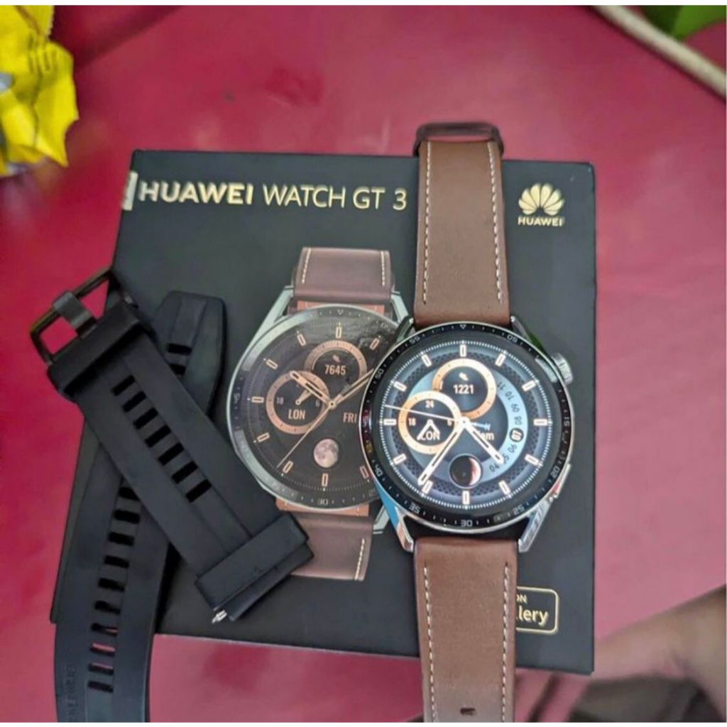 Jual Huwaei watch GT 3 46mm - Classic Edition | Shopee Indonesia