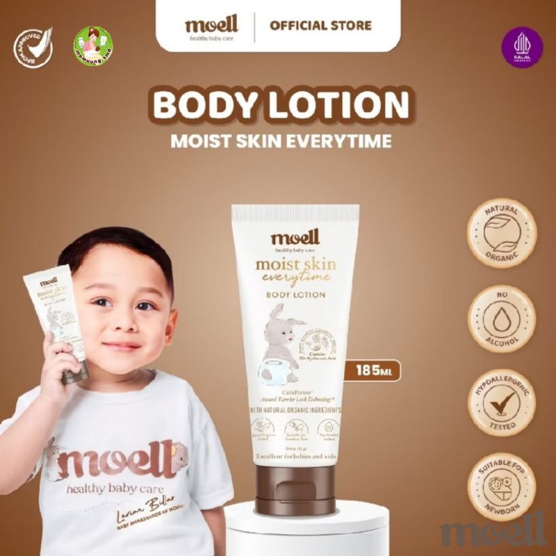 Jual Moell moist skin everytime 185gr / Moell Body Lotion Samarinda ...